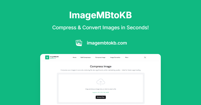 Free Online Image Compressor & Converter | ImageMBtoKB